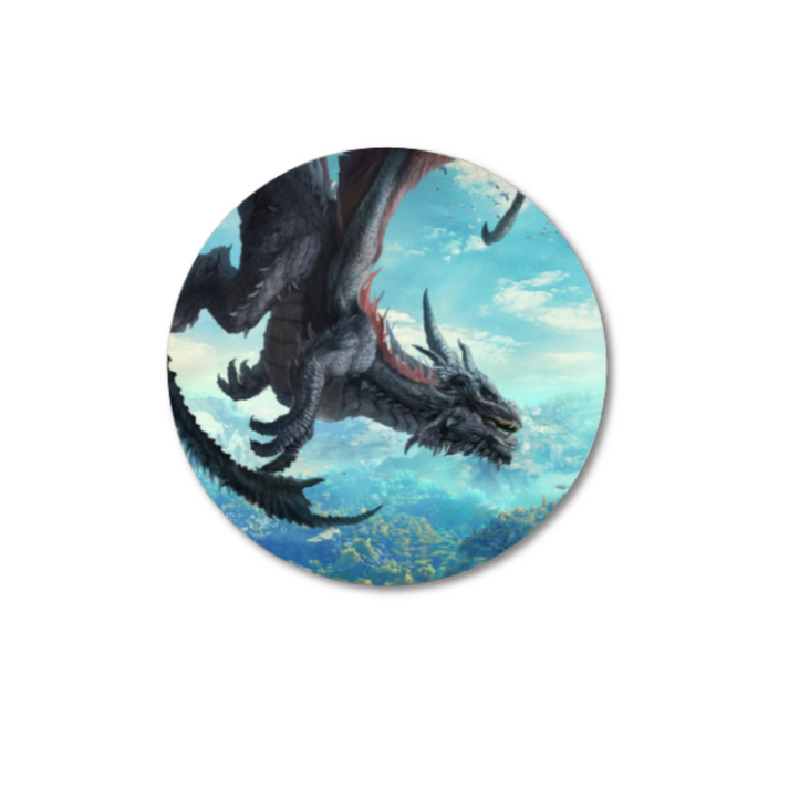 Limited Edition Bale Sticker 3x3" – Dragonfyre Bookstore